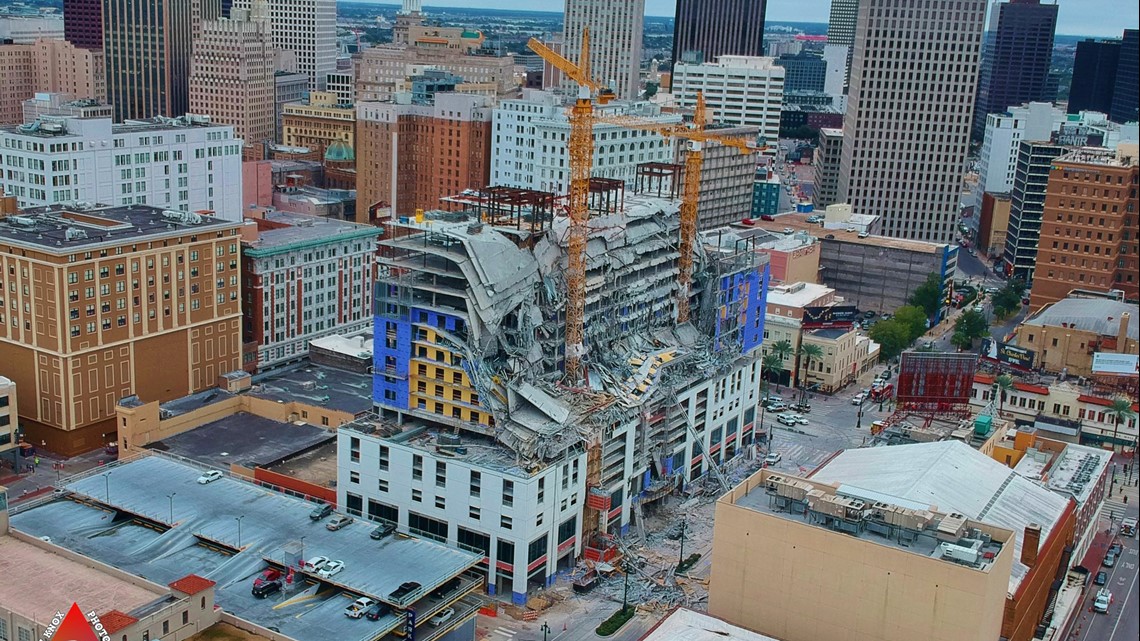 Both cranes at Hard Rock collapse site in danger of falling | wwltv.com