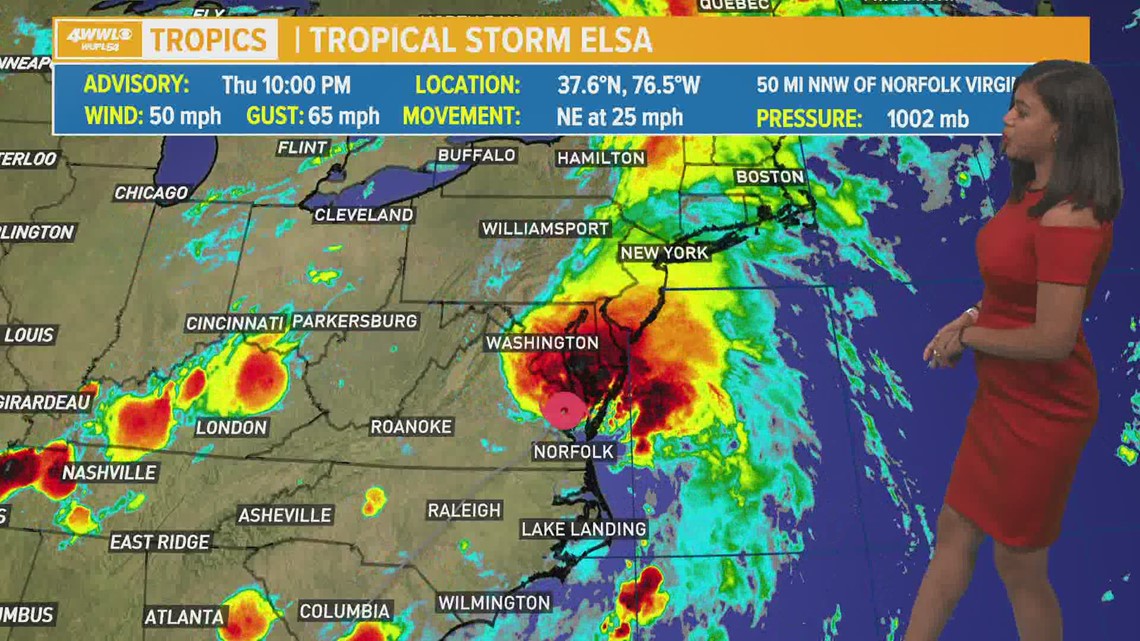 Thursday 10 p.m. Tropics update: Elsa strengthens as it moves to ...