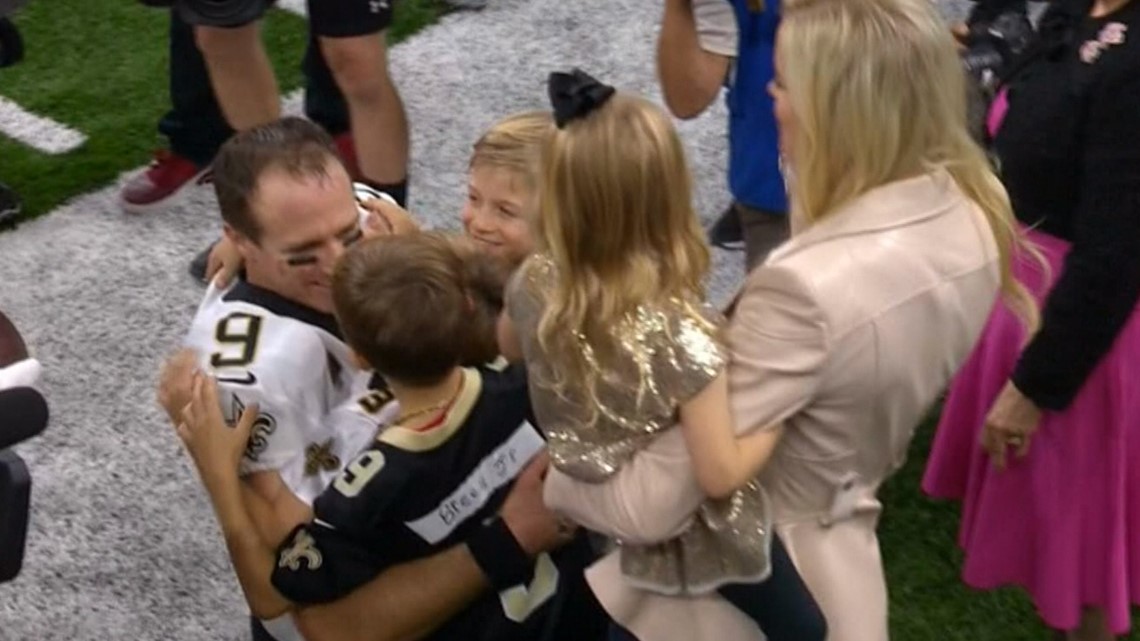 Brees' words after record-breaking night inspires others | wwltv.com