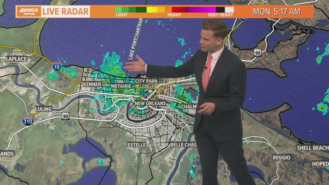 New Orleans Weather: A Gulf low sends rain and wind midweek | wwltv.com