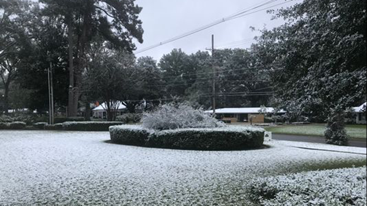 Parts of Louisiana breaks records with early snow | wwltv.com