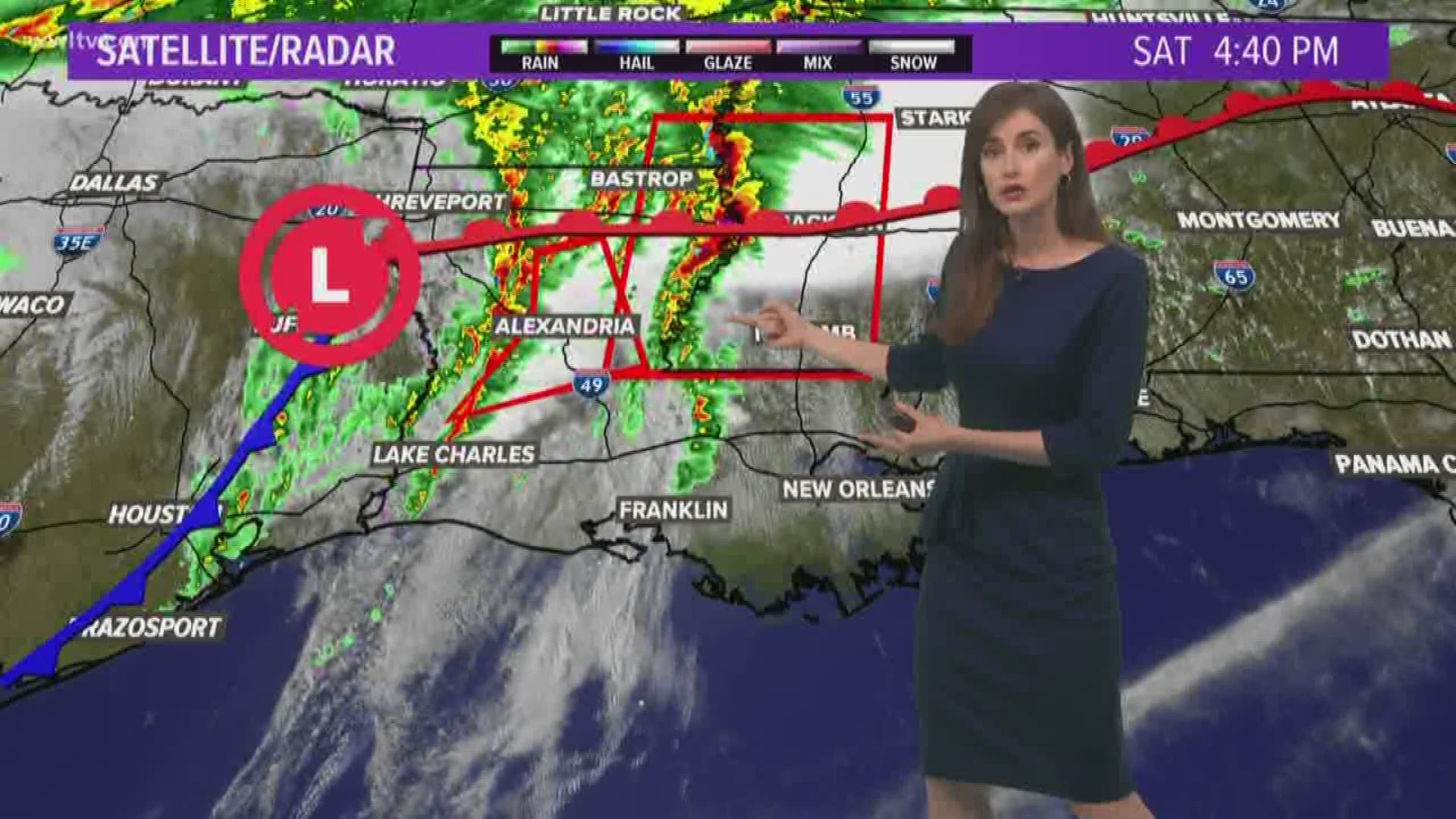 'Enhanced' risk of severe weather with storms tonight | wwltv.com