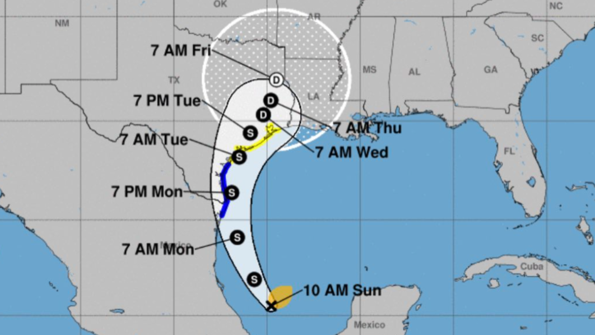 State of emergency declared ahead of Tropical Storm Nicholas | wwltv.com
