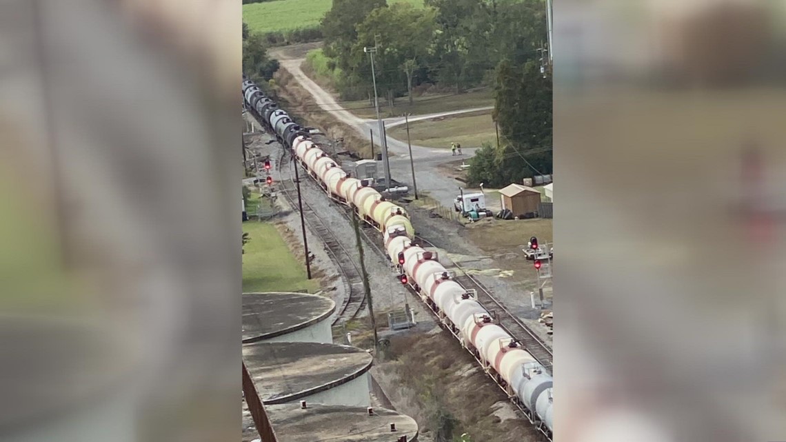 Train derailment in St. James causing evacuations of homes | wwltv.com
