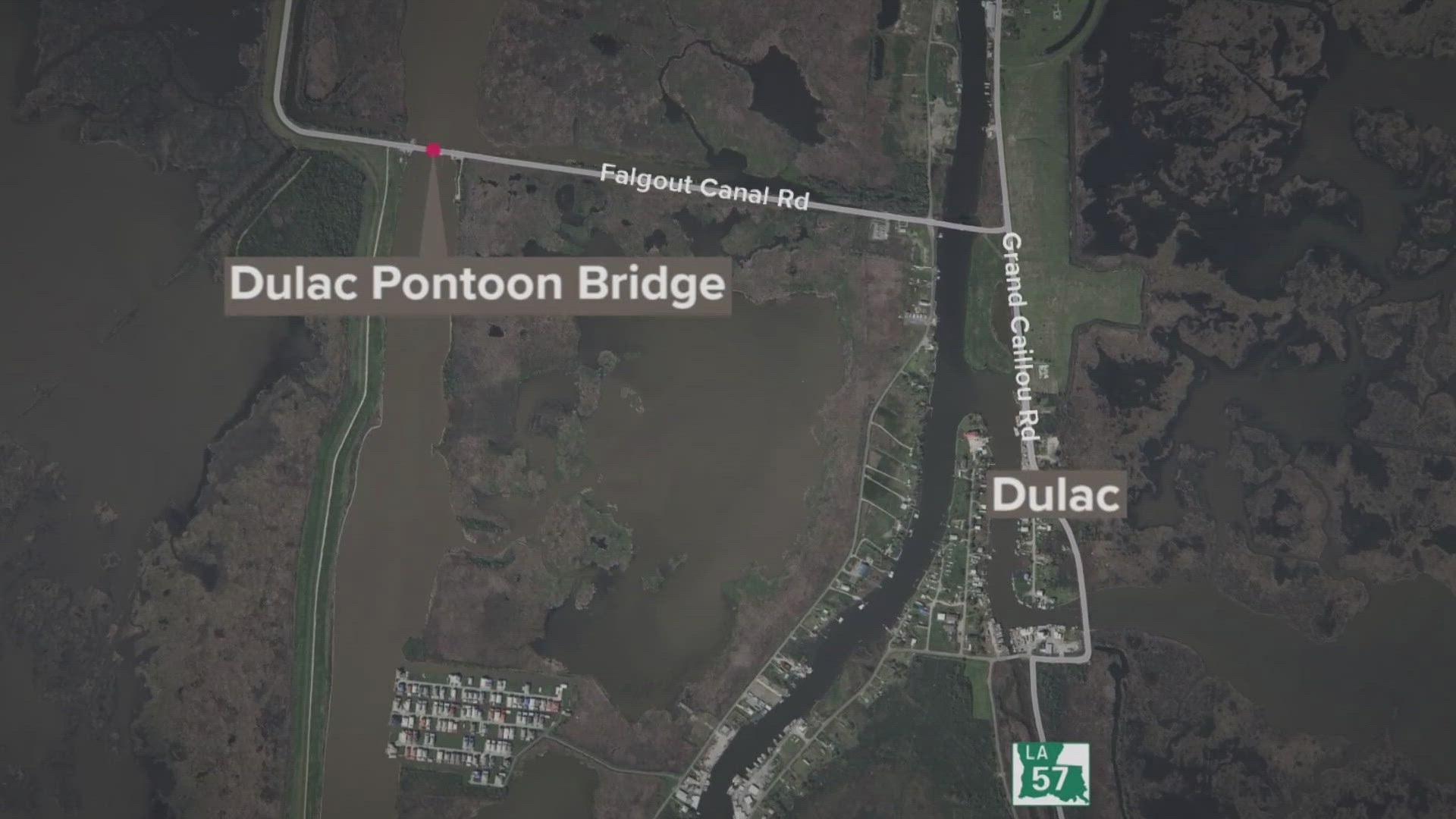Terrebonne Parish declares emergency for Dulac Pontoon Bridge | wwltv.com