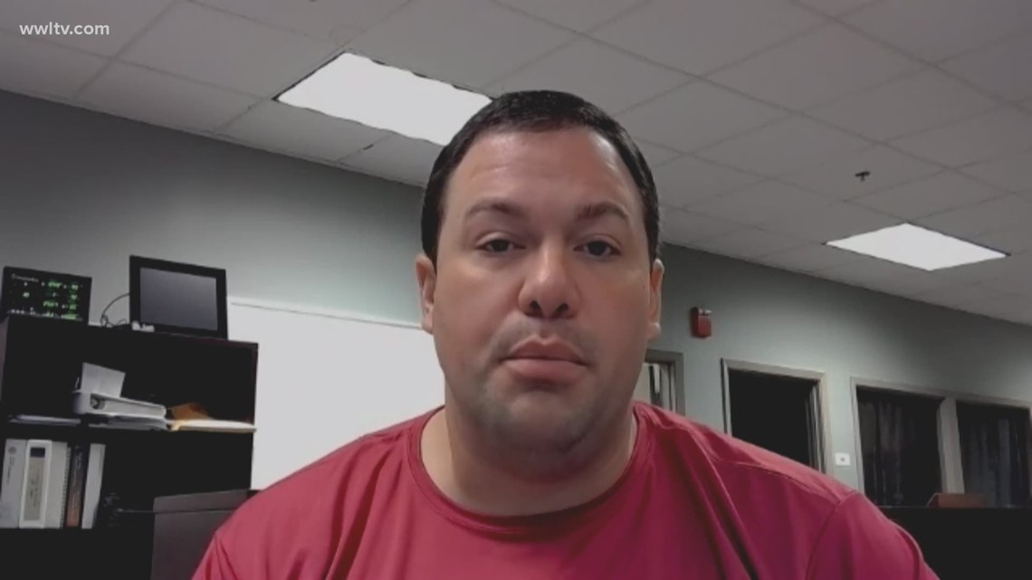 Lafourche Parish President Archie Chaisson Tuesday morning Sally update ...