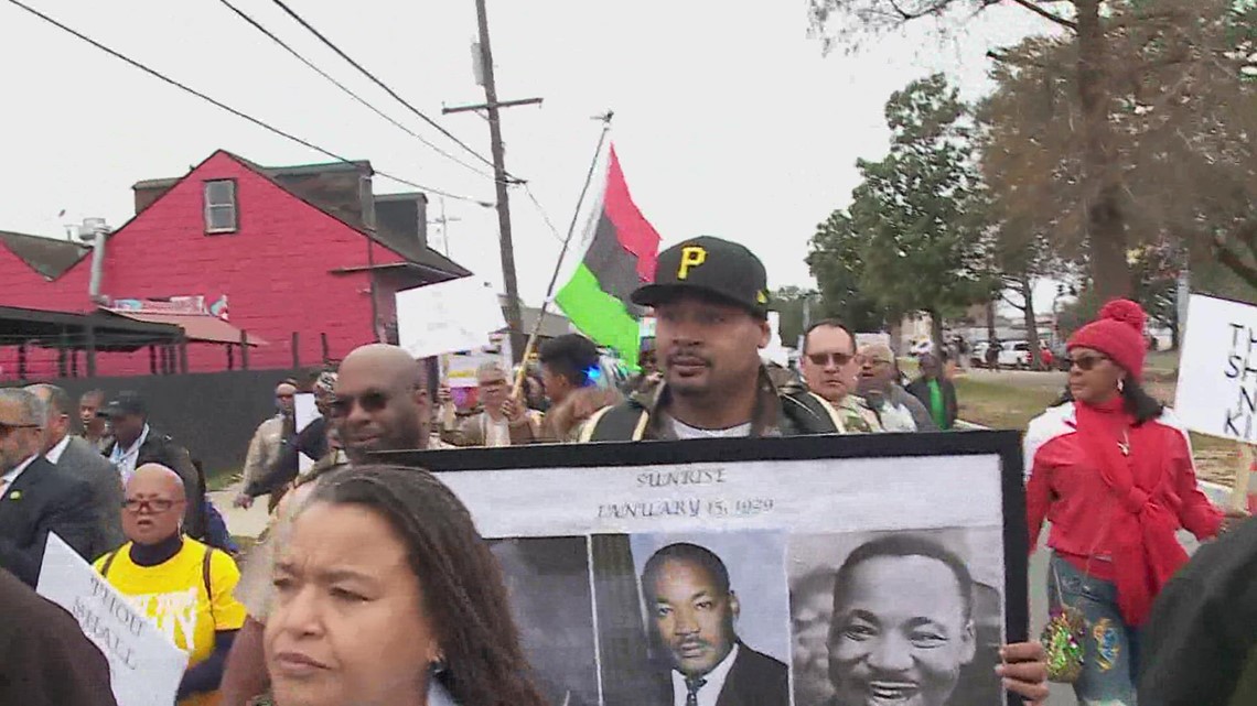 March and Rally Against Crime in New Orleans in honor of Dr. King ...