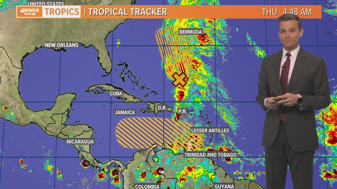 Thursday morning tropical update: 2 systems being tracked | wwltv.com
