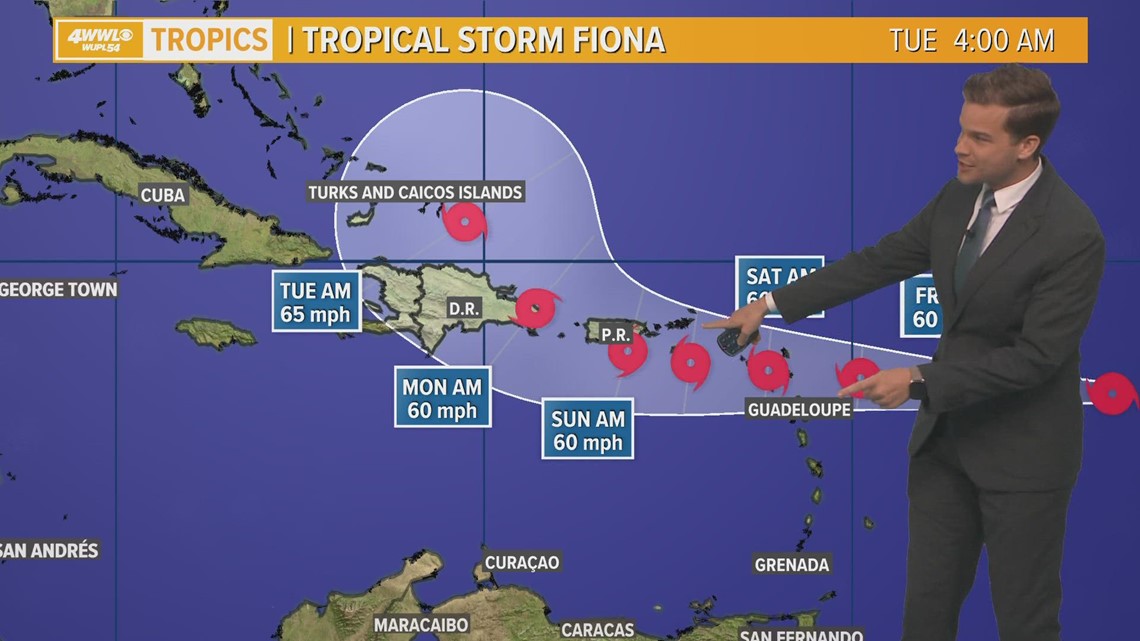 Eye on the Tropics: Tropical Storm Fiona forms | wwltv.com