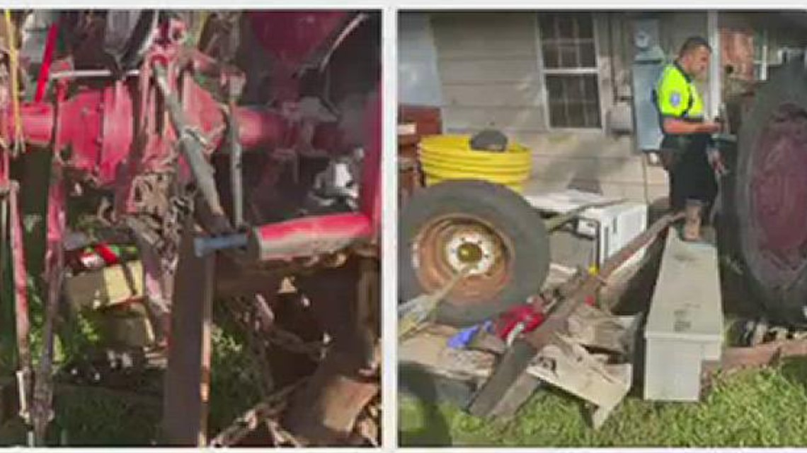 Tractor runs over 2 people in Slidell; victims flown to UMC | wwltv.com