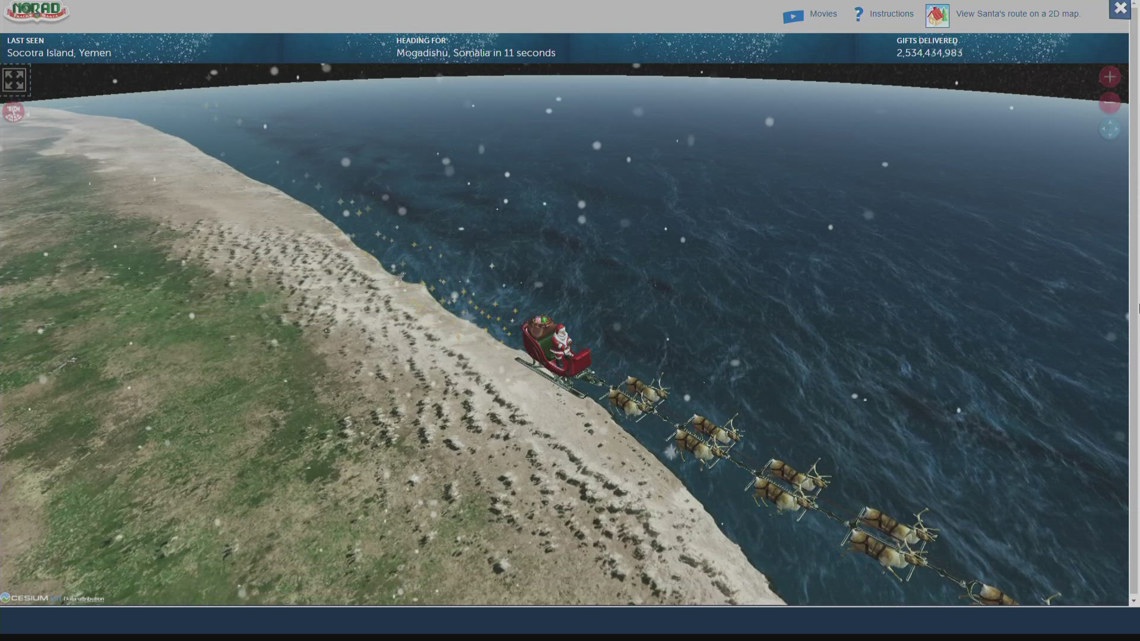 Where's Santa Claus? Check out NORAD's Santa Tracker to get the latest ...