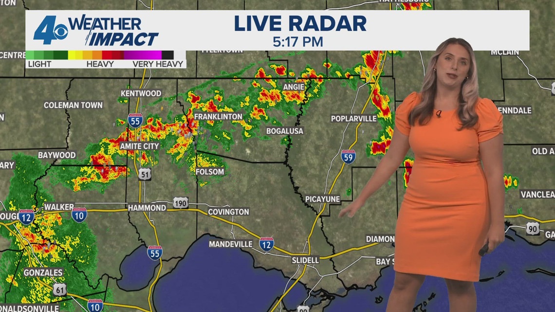 New Orleans Weather: Passing rain and storms Friday and Saturday ...