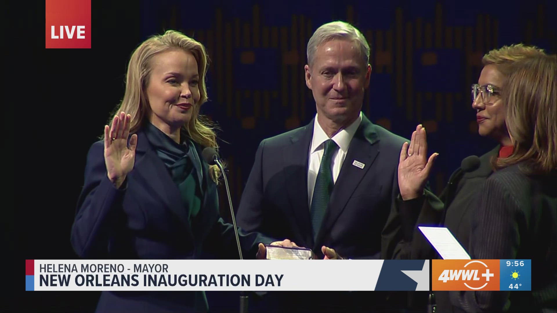 Inauguration 2026: Helena Moreno takes oath as New Orleans Mayor ...
