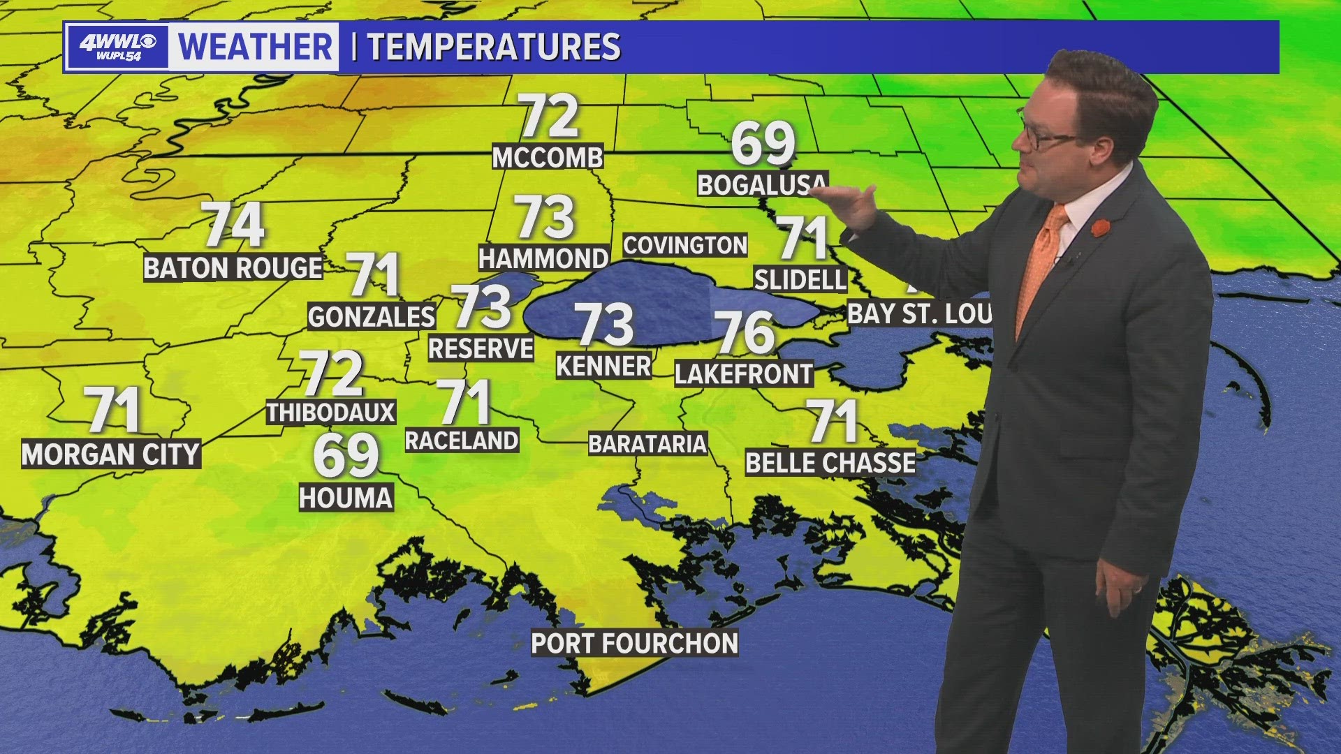 Weather: mild, humid temperatures and cold air on the way | wwltv.com