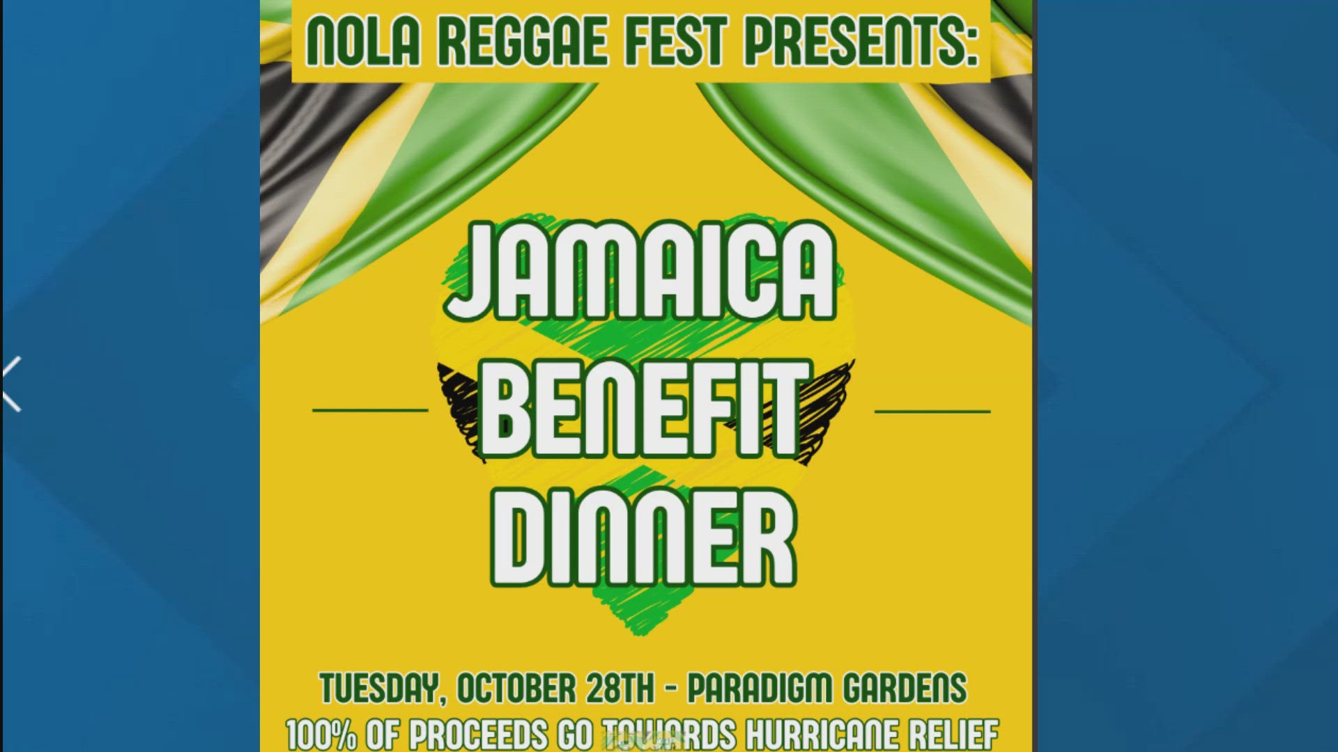 NOLA Reggae Fest Postponed, Hosts Jamaica Benefit Dinner | wwltv.com