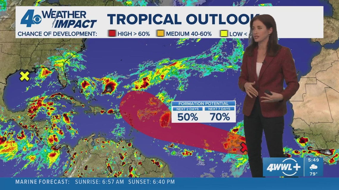 Sunday 5 PM Tropical Update: New storm could form this week | wwltv.com