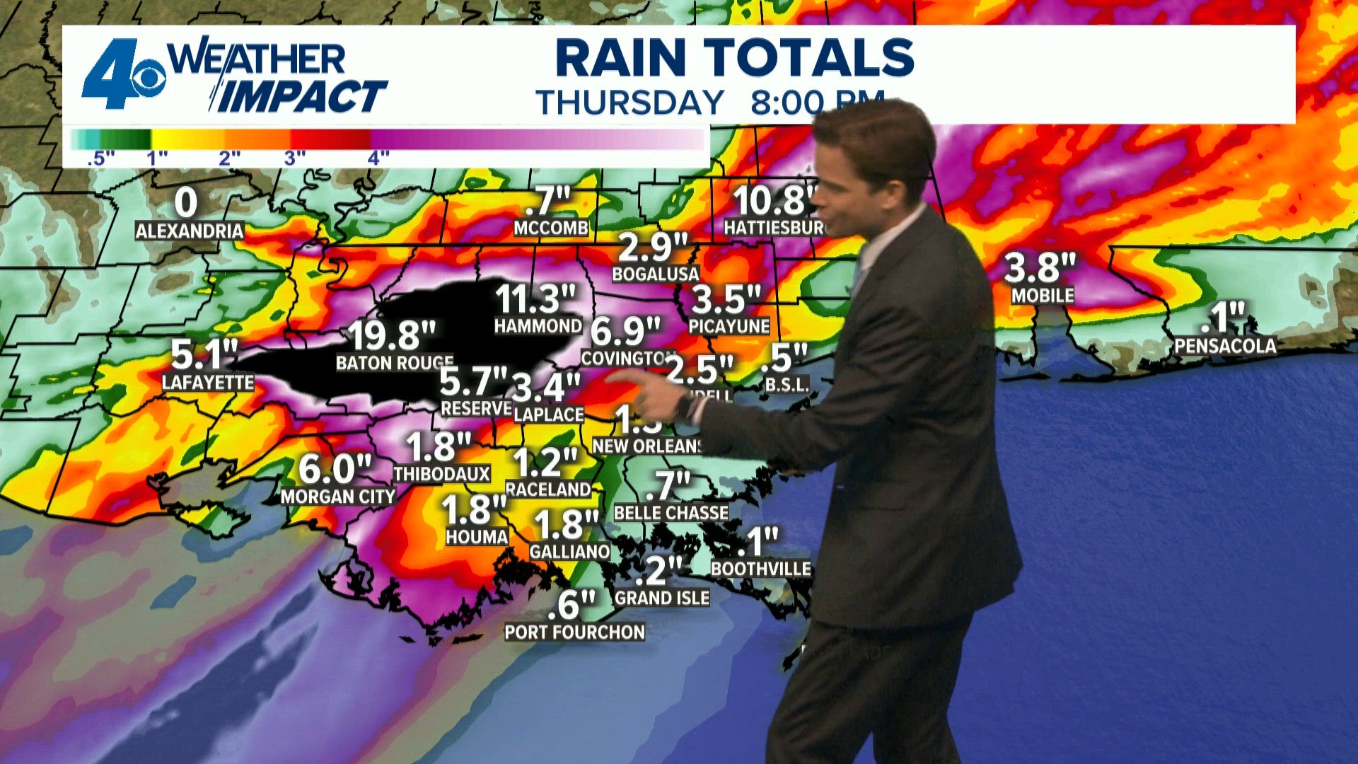 Timeline: When to expect the heaviest rain from Gulf disturbance ...