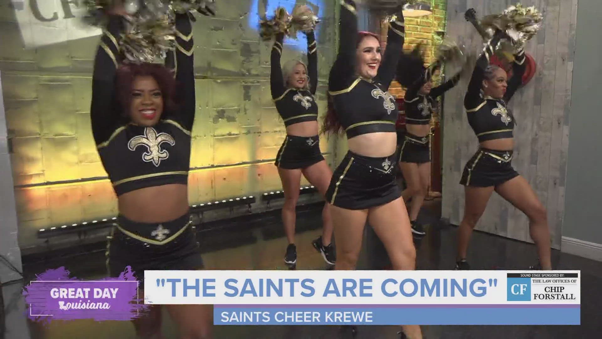 The Saints Cheer Krewe Brings The Spirit | wwltv.com