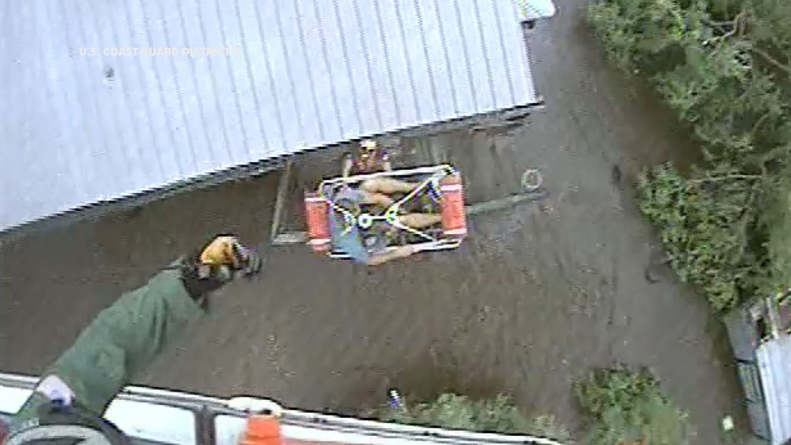 Coast Guard rescue underway to save 12 trapped in coastal La. | wwltv.com