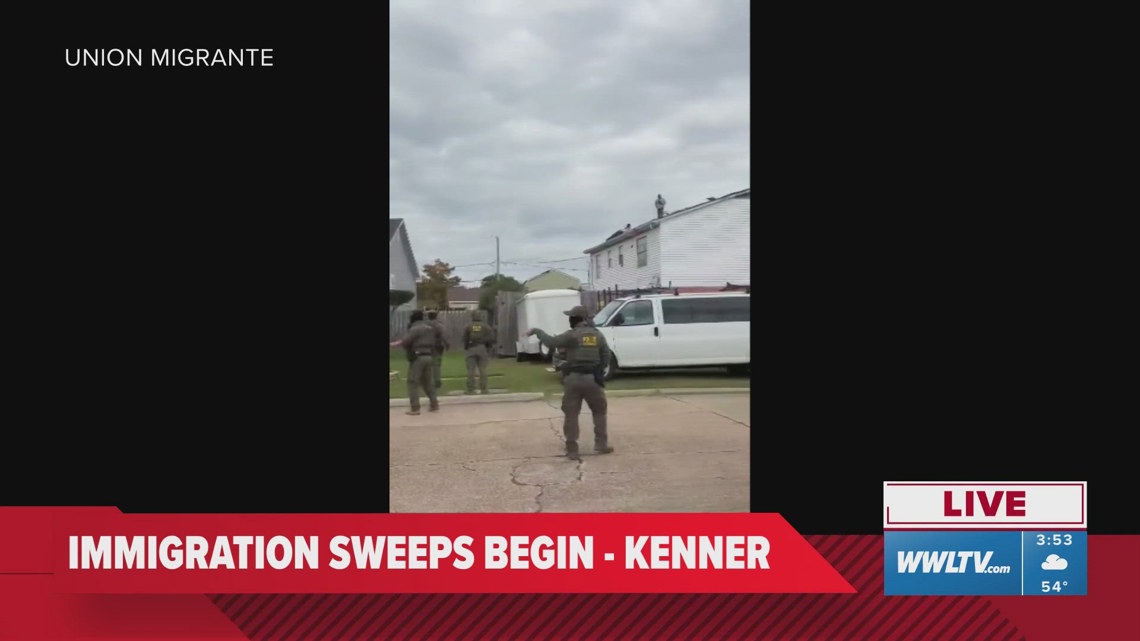 Witness: ICE raid at Kenner home stops construction work | wwltv.com