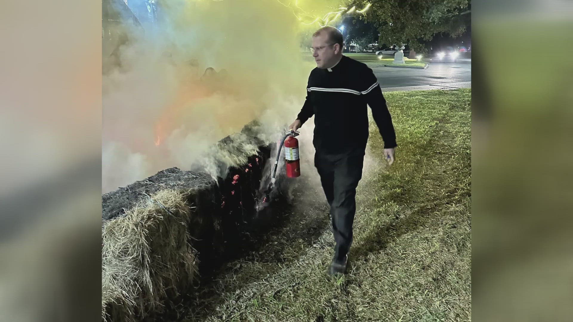 Priest saves Nativity scene at Notre Dame Seminary | wwltv.com