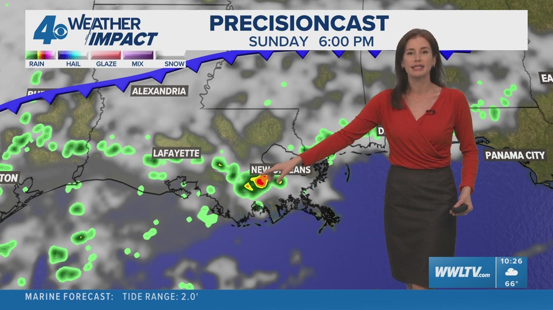 New Orleans Weather: Spotty showers on Sunday, warmer through Christmas ...