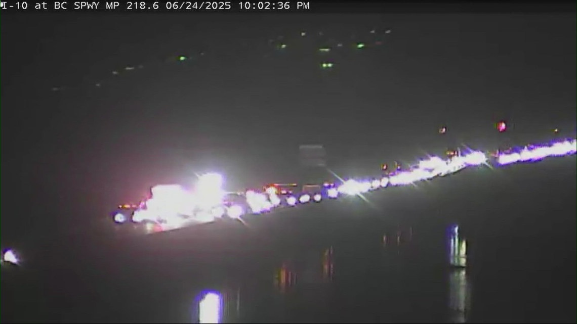 Vehicle fire causes major backup on I-10 East at Bonnet Carré Spillway ...