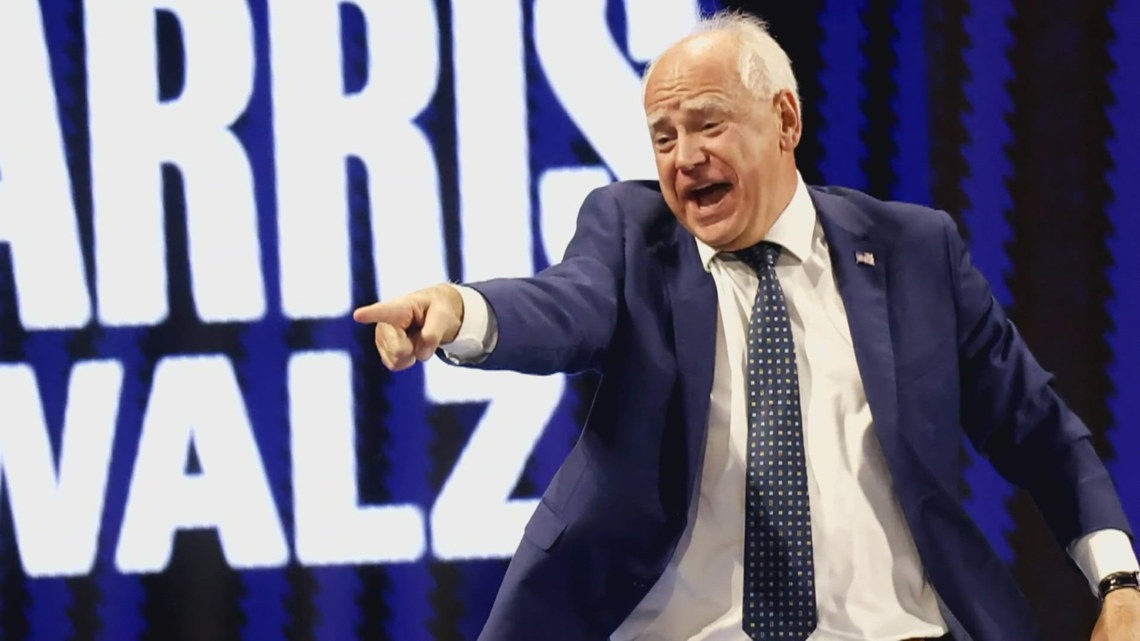 VP candidate Tim Walz to speak at DNC Wednesday night | wwltv.com