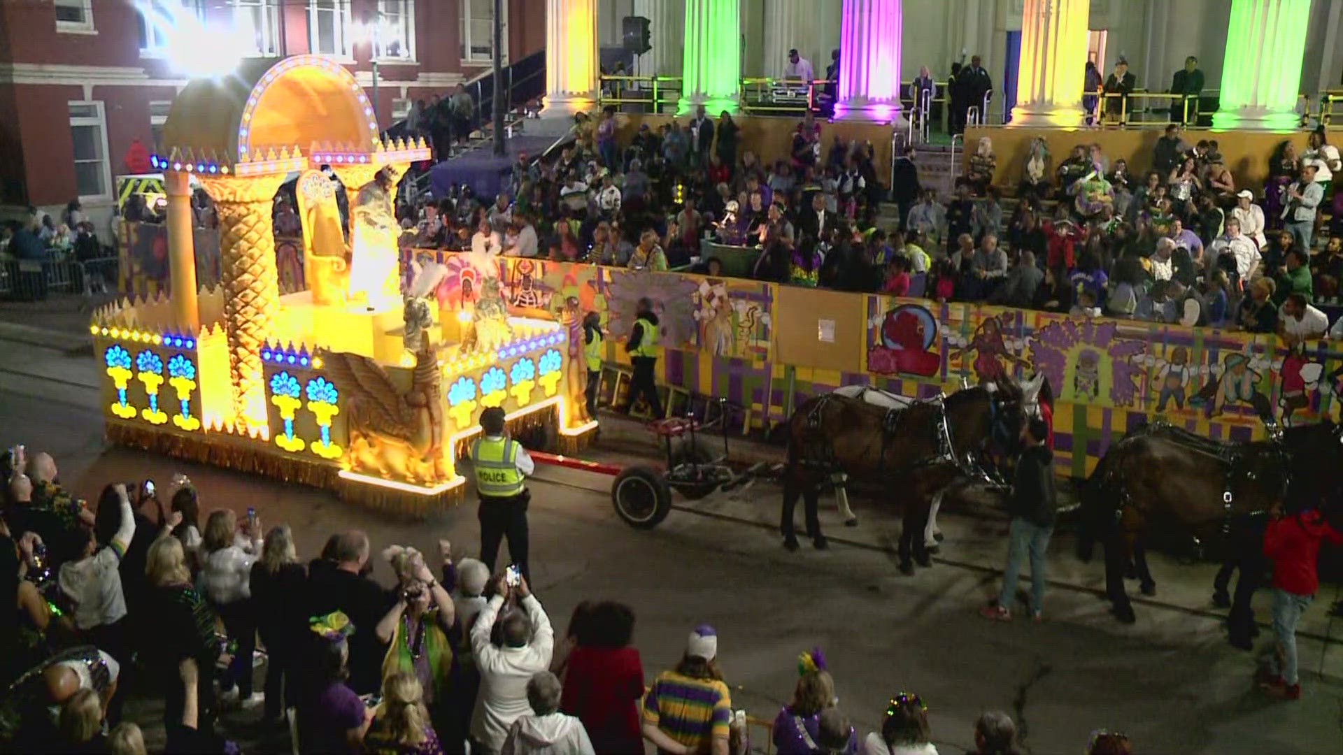 Knights of Babylon parade coverage | King's Sargon float | wwltv.com