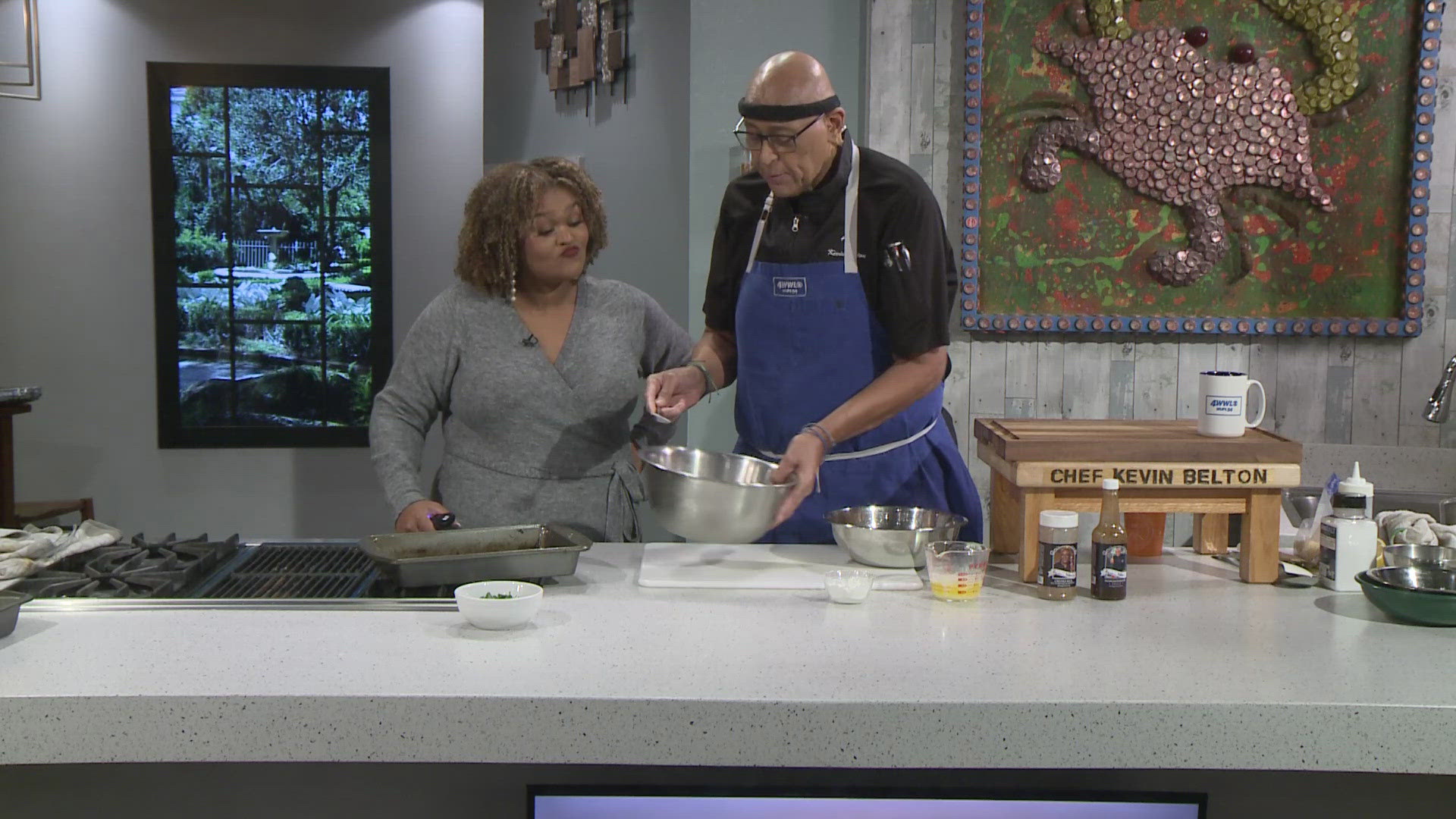 Recipe: Chef Kevin Belton's Stuffed Bell Pepper Casserole, Sugar Cookie ...