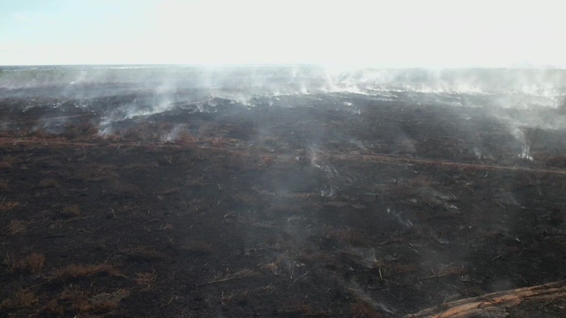 Monthlong marsh fire finally extinguished, NOFD says | wwltv.com