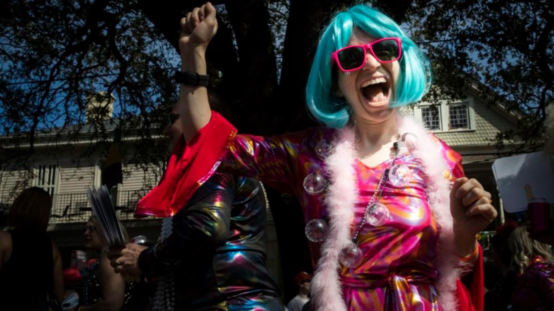 Disco Amigos Mardi Gras dance group to parade in London New Years ...