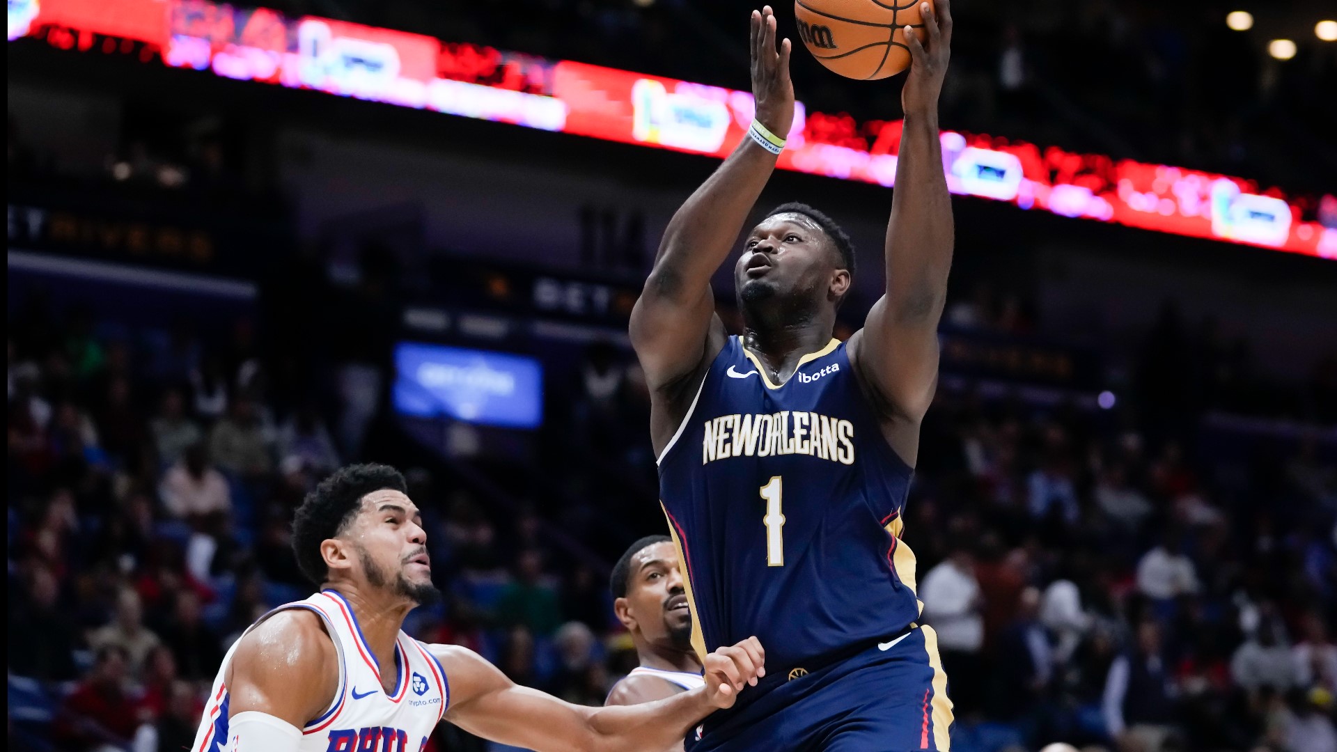 Williamson's 33 points on near-perfect shooting lift Pelicans past 76ers 124-114 | wwltv.com