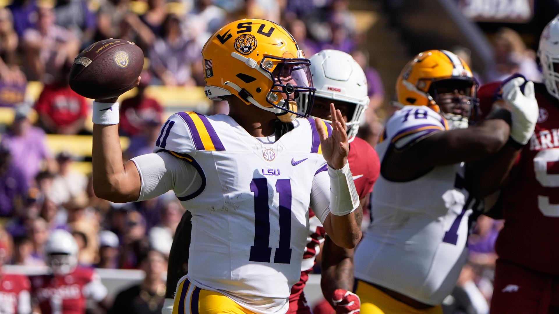 LSU edges Arkansas to win 'Battle for the Golden Boot', 23-22 | wwltv.com