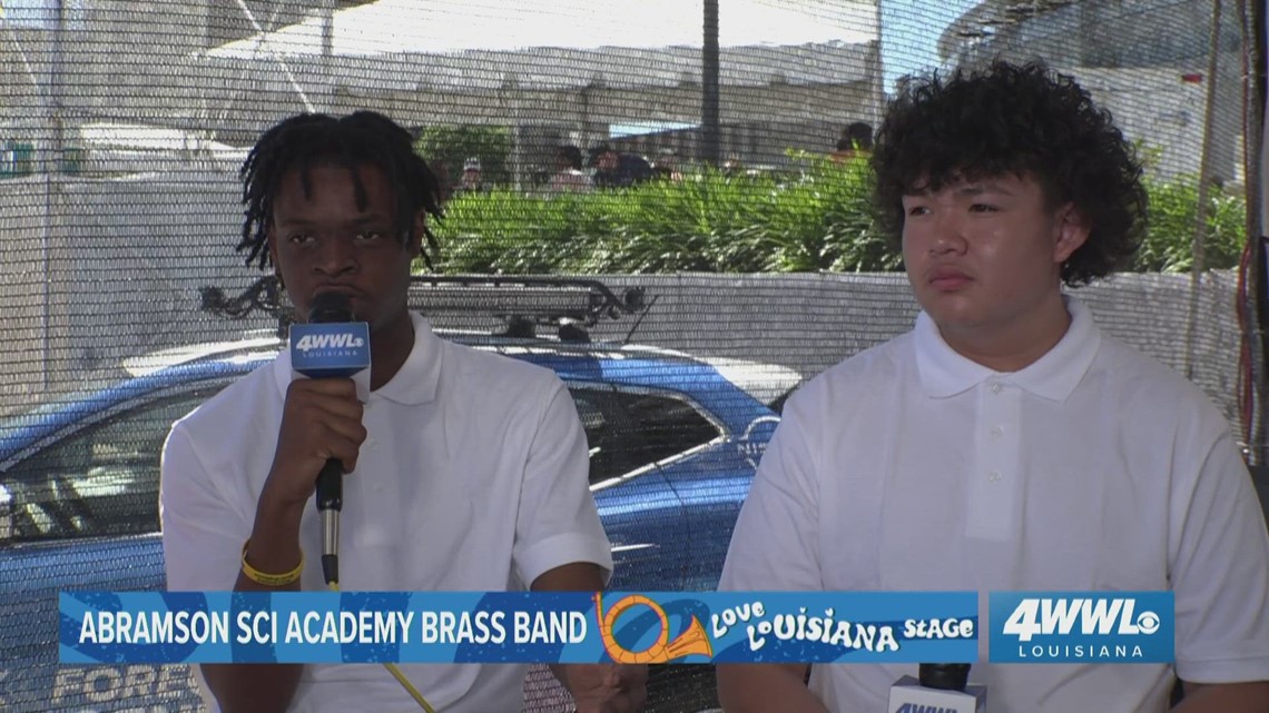 Abramson Sci Academy Band at FQF | wwltv.com