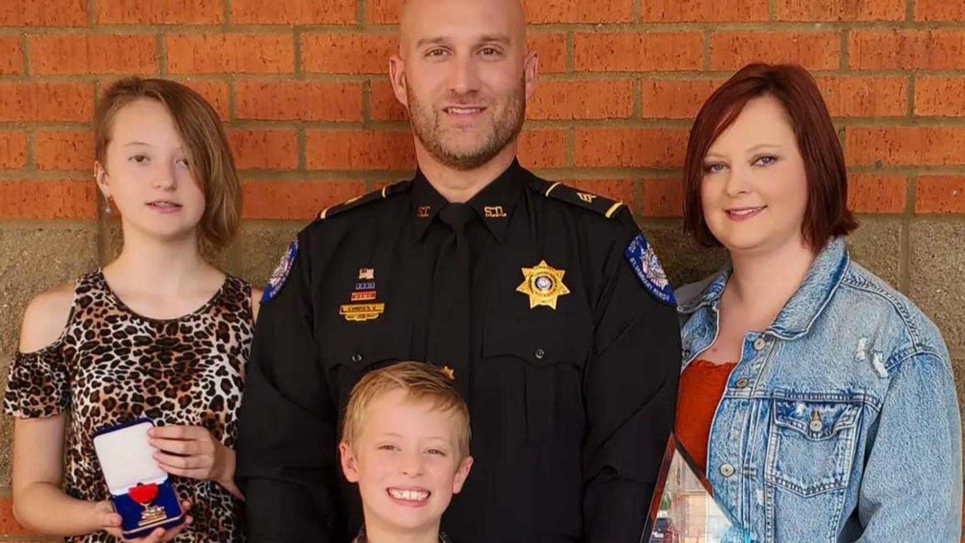 Sgt. Grant Candies and Family | wwltv.com