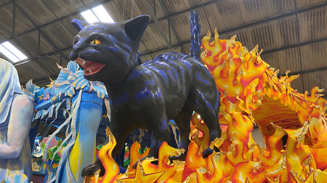Behind the scenes with the new float builders of Rex 2020 | wwltv.com