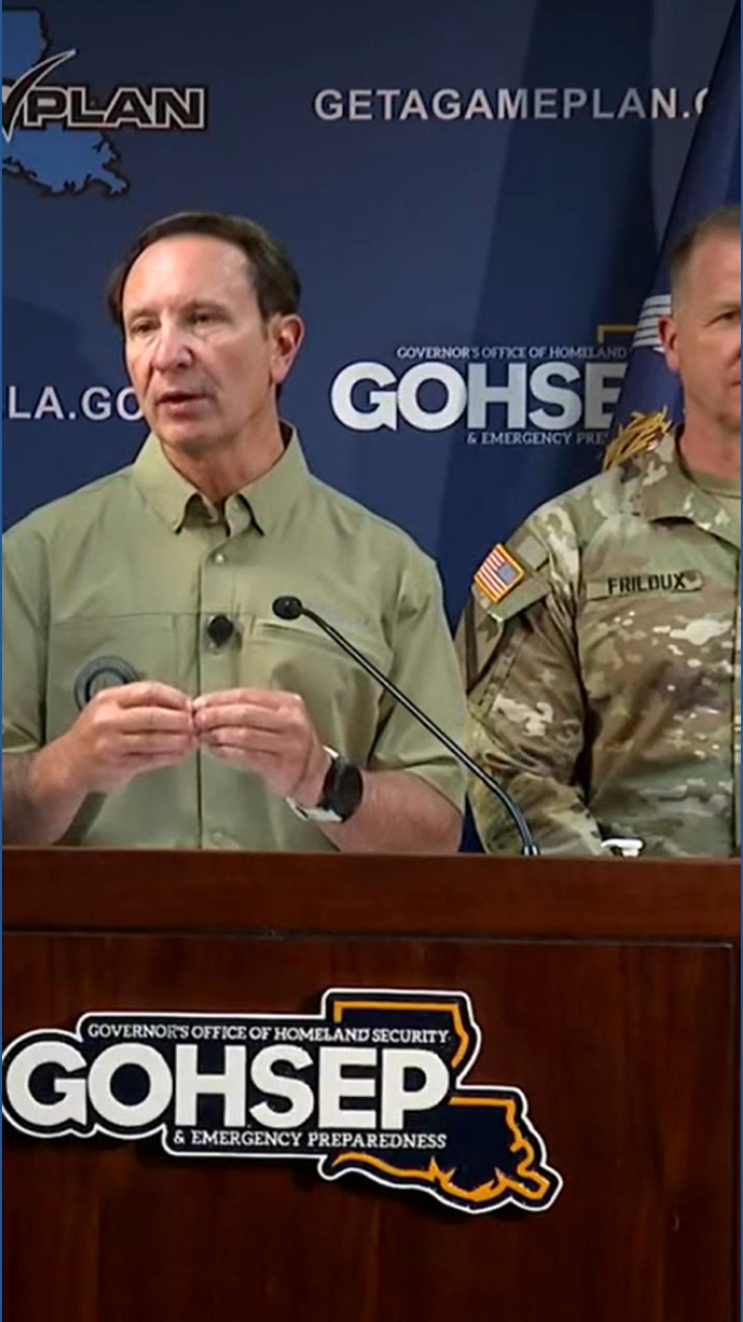 Gov. Landry assures Louisiana is equipped for 2025 storms | wwltv.com