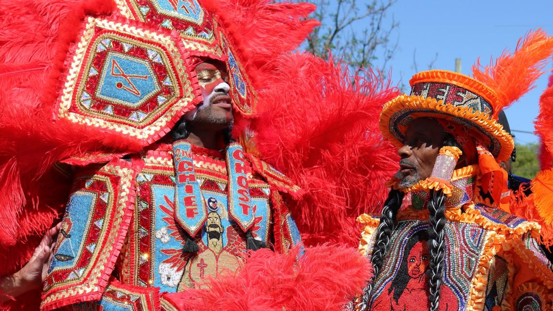 Black Masking Indians celebrate tradition at Super Sunday | wwltv.com