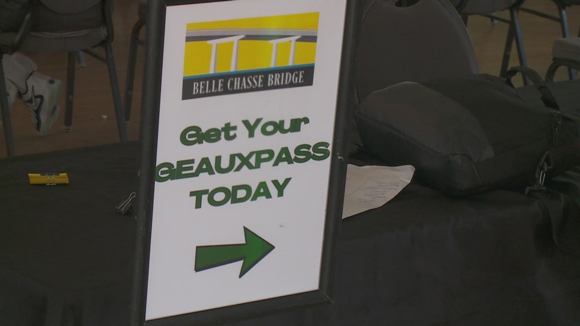 GeauxPass registration draws crowd as Belle Chasse Bridge tolls near ...