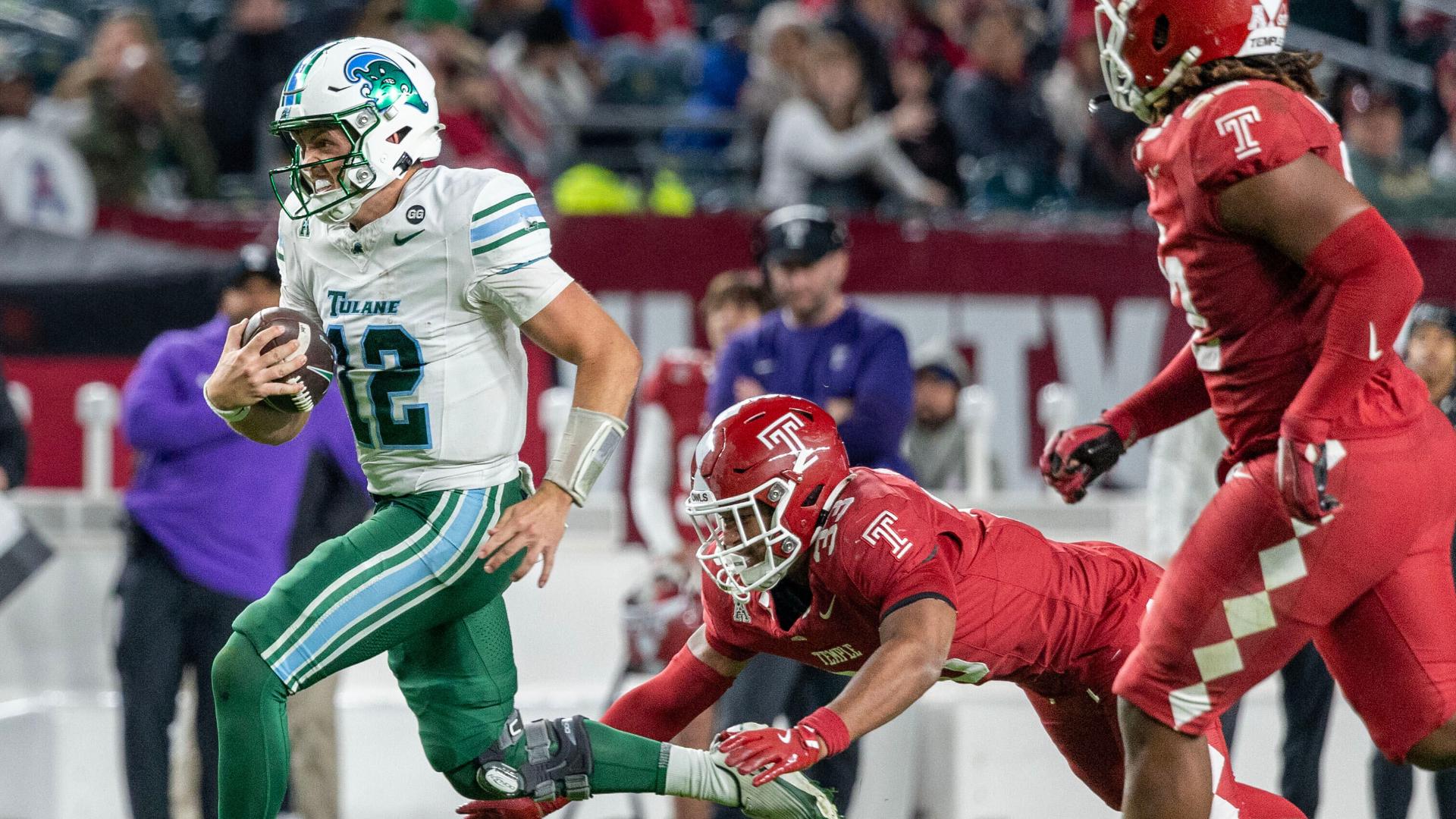 No. 24 Tulane Handles Temple, 37-13 | wwltv.com