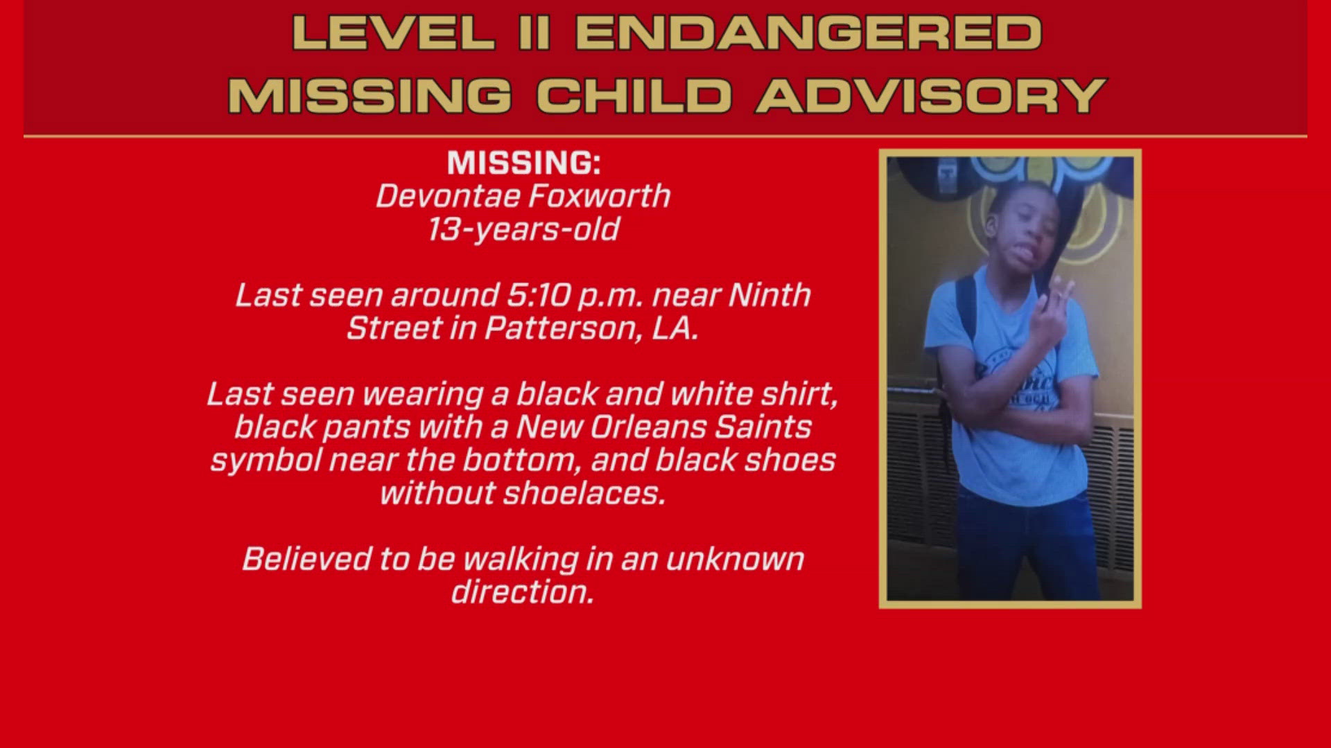 Missing Child Advisory issued for St. Mary teen, state police say ...