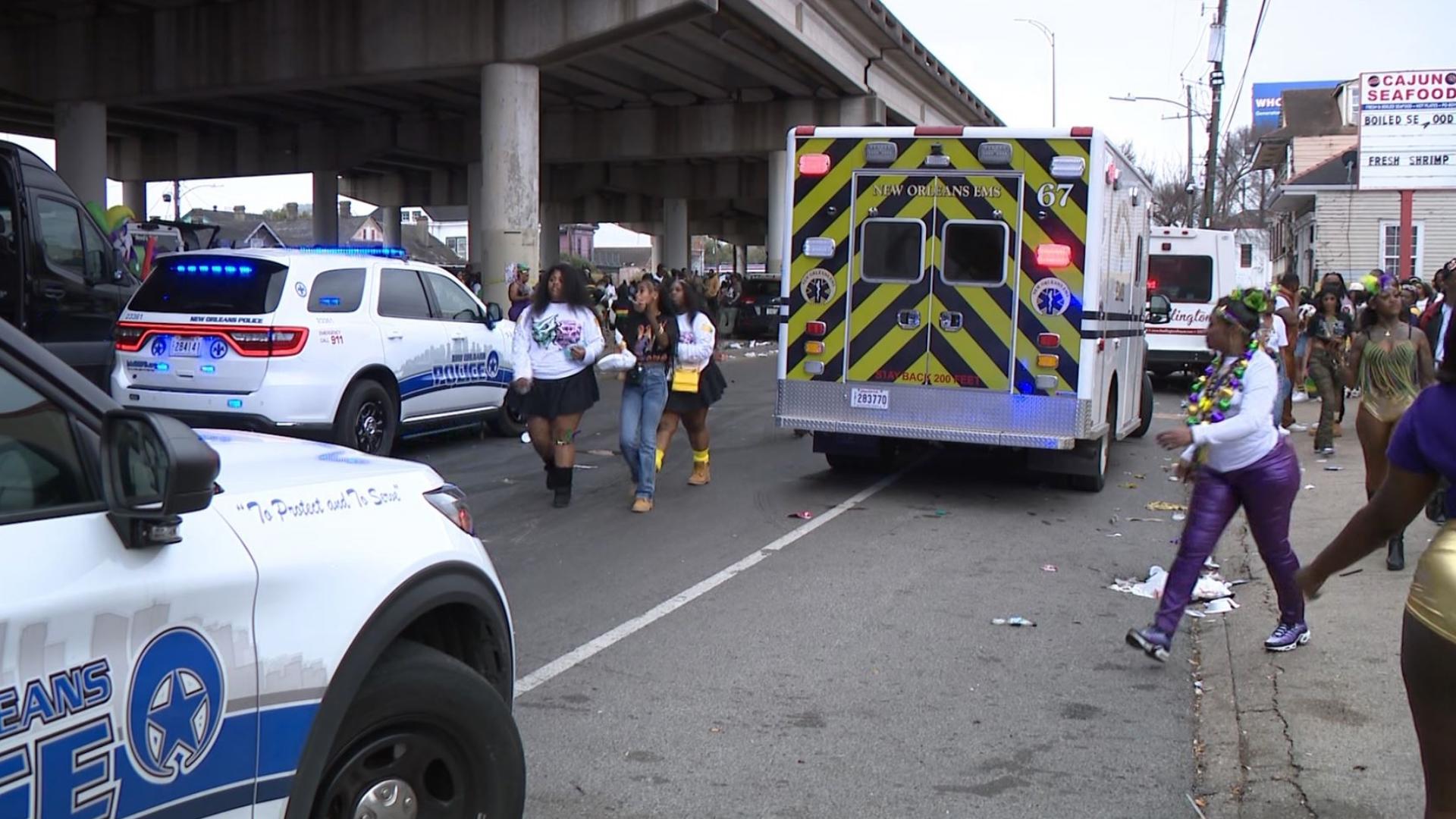 Ankle injury reported as NOPD unit hits pedestrian during Mardi Gras ...