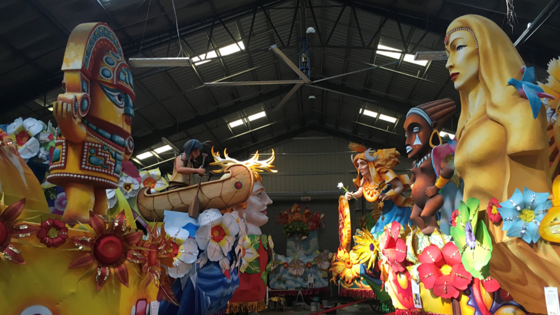 Sneak a peek inside the Rex float den | wwltv.com