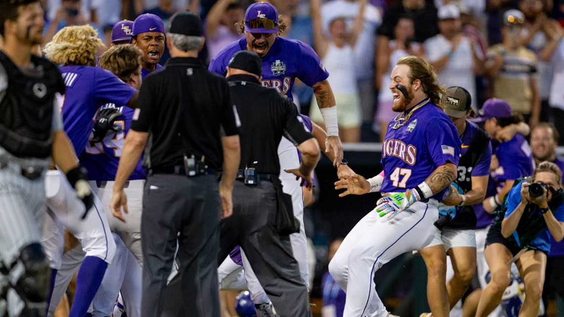 White's walk-off homer sends LSU to CWS championship round | wwltv.com