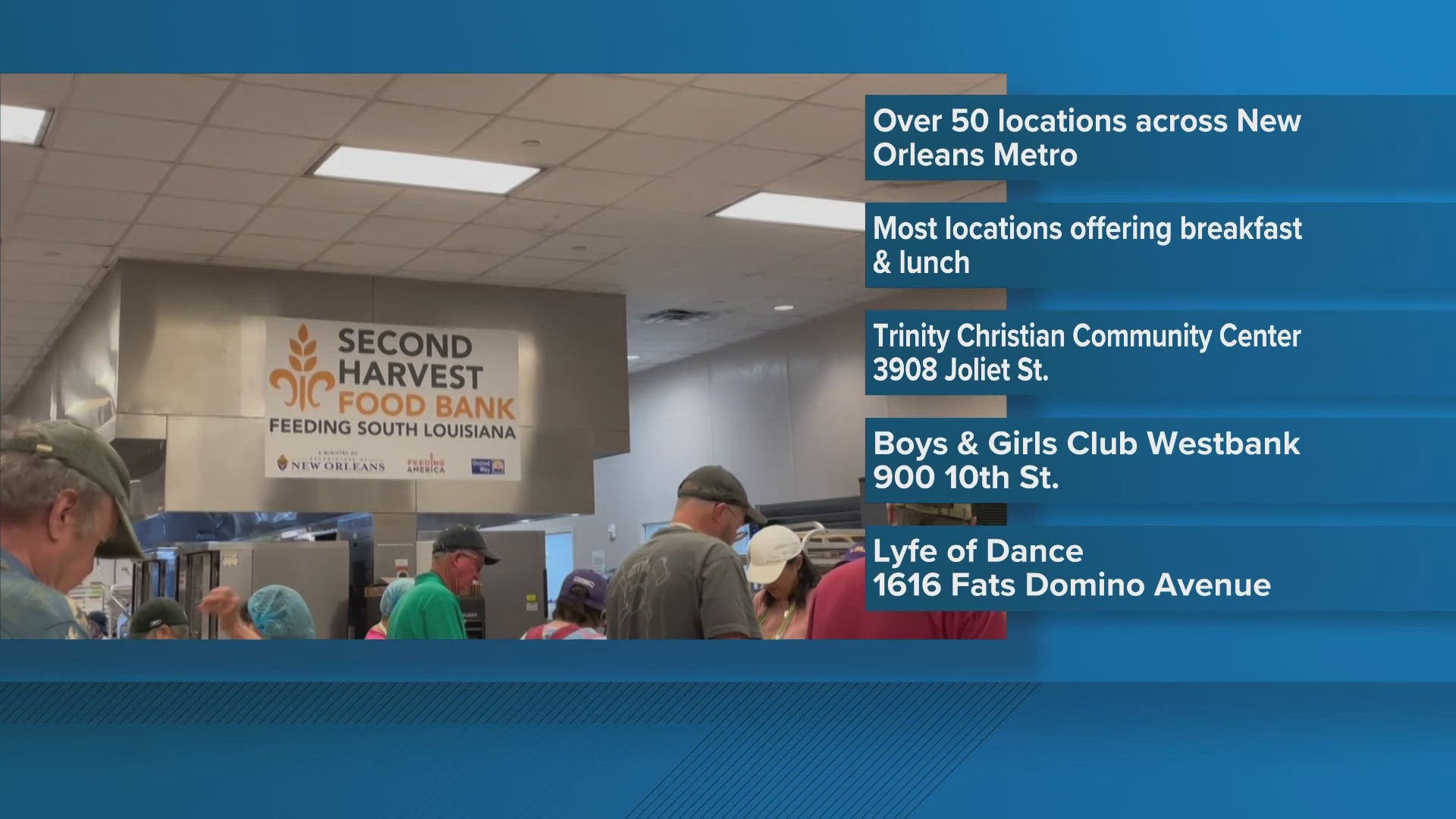 Second Harvest launches 2025 summer meal program for kids | wwltv.com