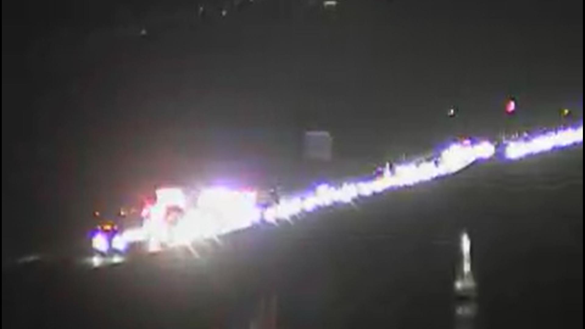 Vehicle fire closes lanes on Bonnet Carré Spillway Bridge | wwltv.com