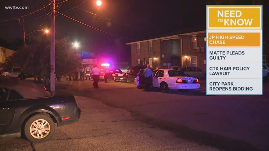 Two arrested after high-speed police chase through Kenner | wwltv.com