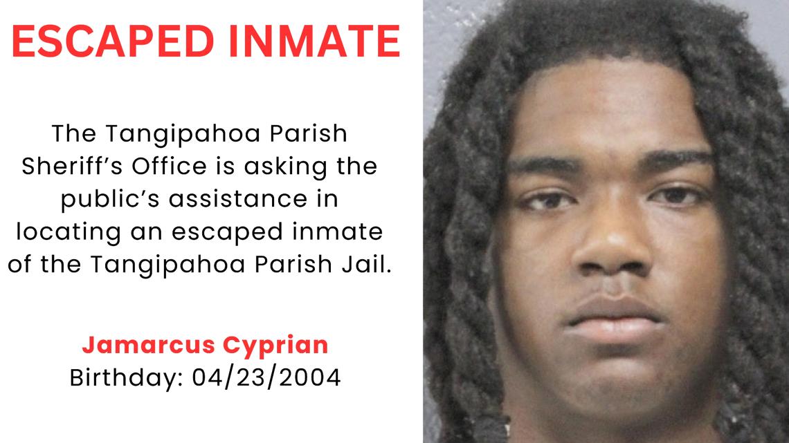 TPSO increases reward for information on escaped inmate | wwltv.com