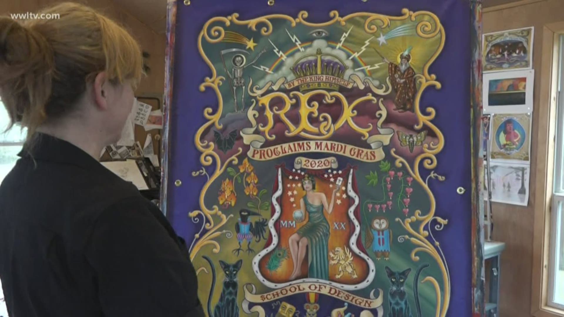 Meet the local artist tasked with 2020 Rex Proclamation Poster | wwltv.com